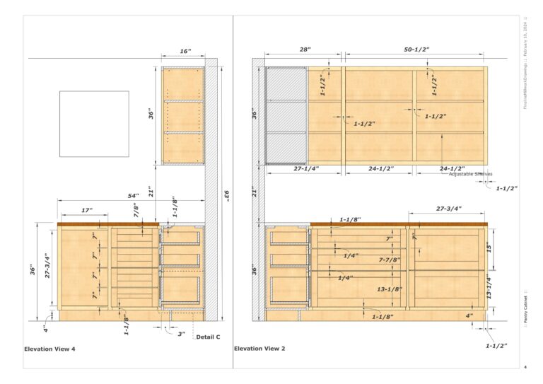 FMLD-Kevin-Pantry-Shop-Drawing-04 - FineLine Millwork Drawings