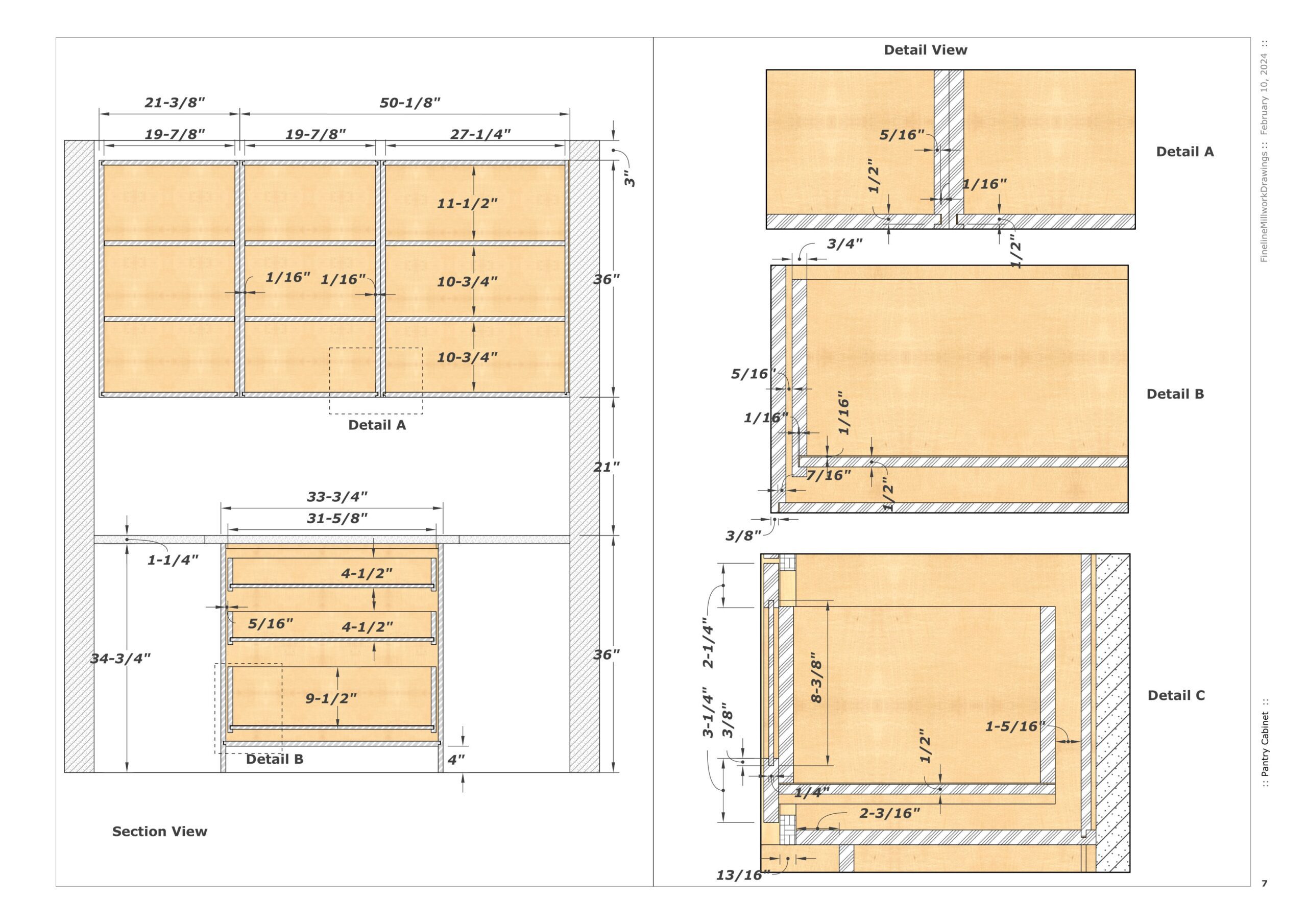 FMLD Kevin Pantry Shop Drawing-07 - FineLine Millwork Drawings